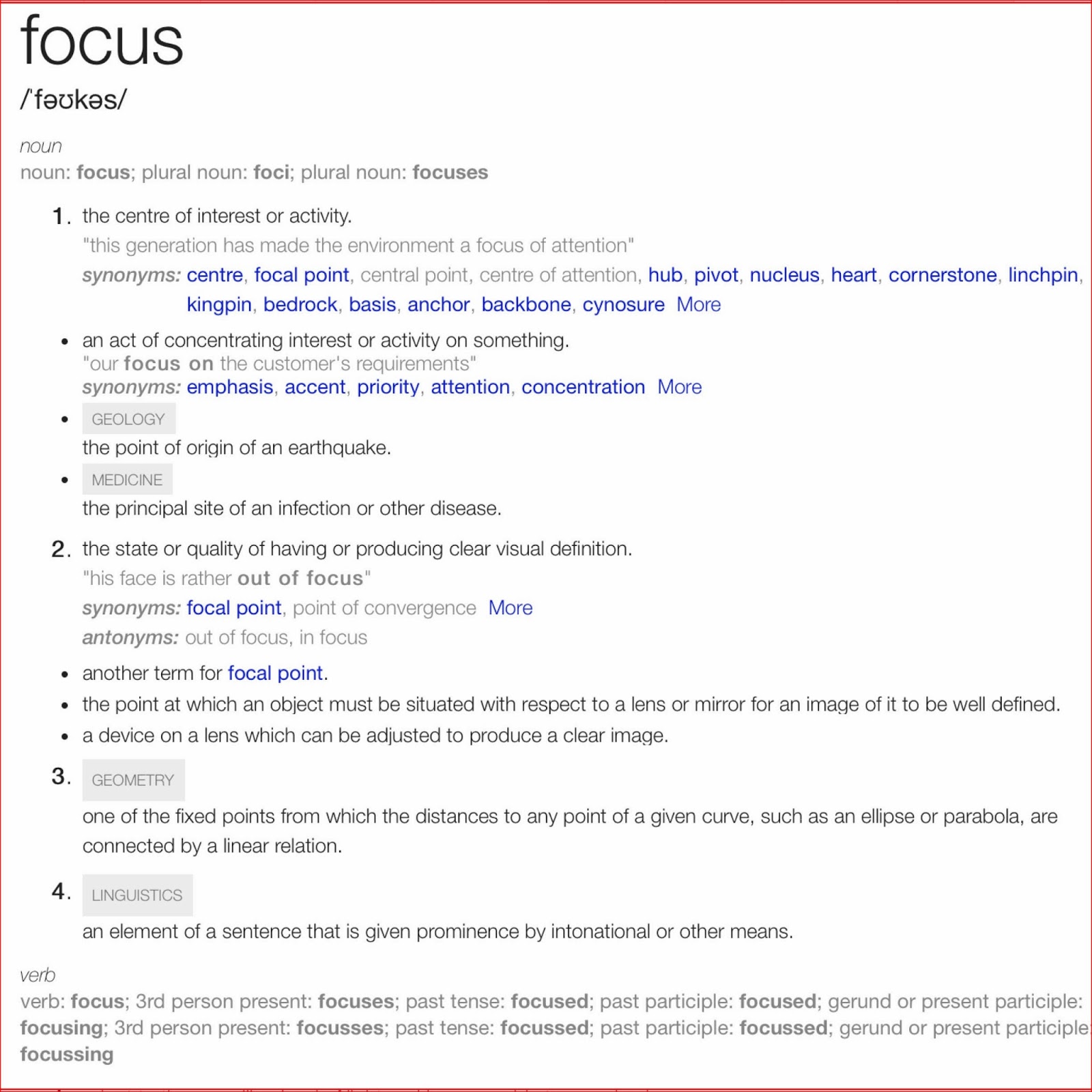 one little word™ | focus | Life Behind The Purple Door