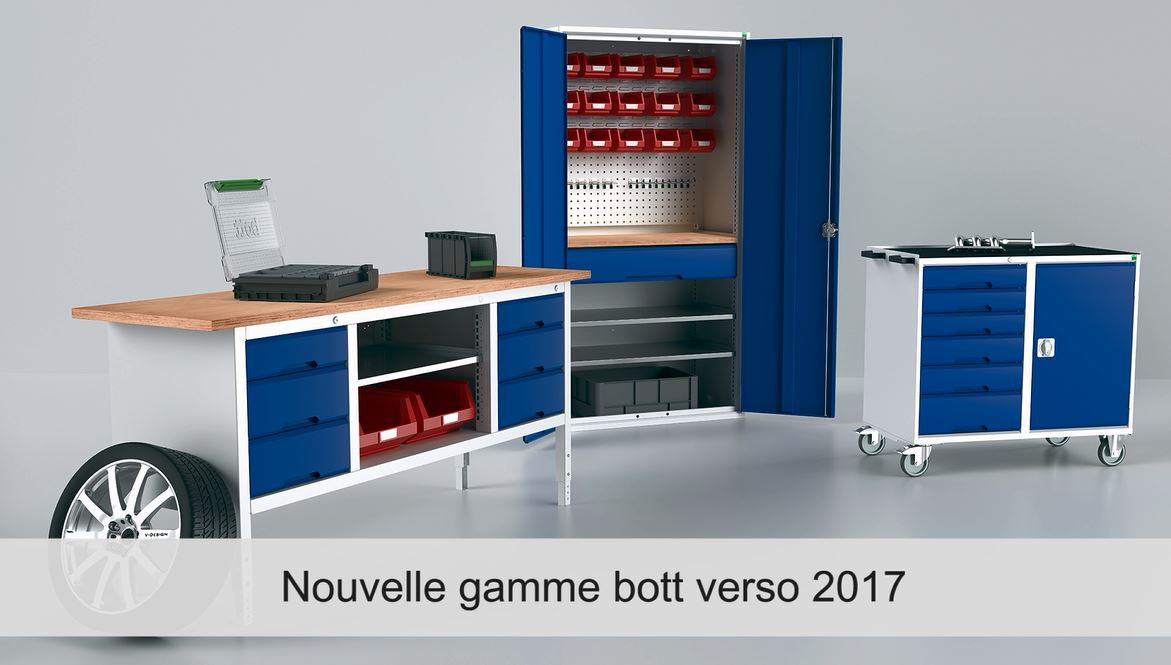 BOTT: Nouvelle gamme de mobilier d'atelier