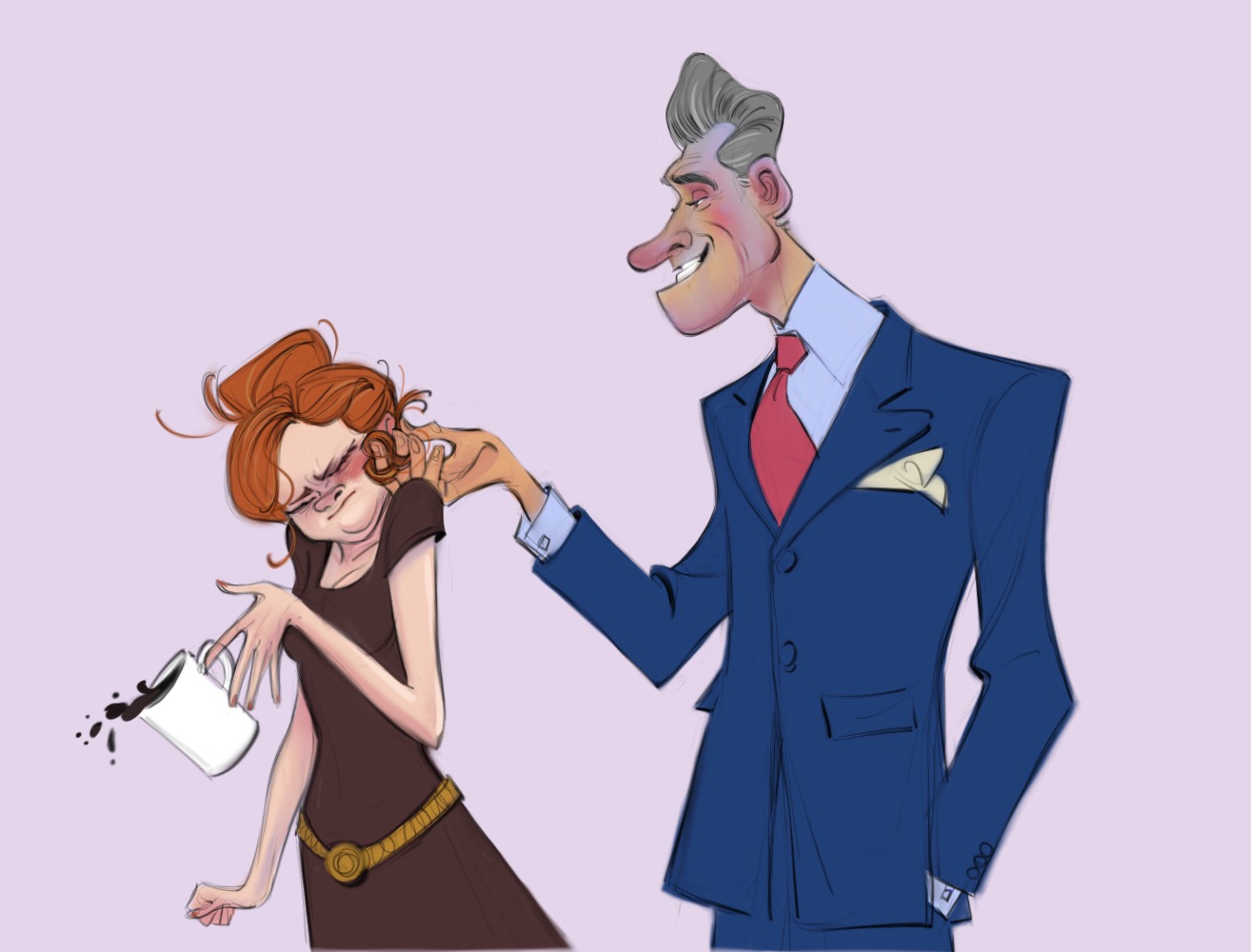 Borja Montoro Character Design: The Boss