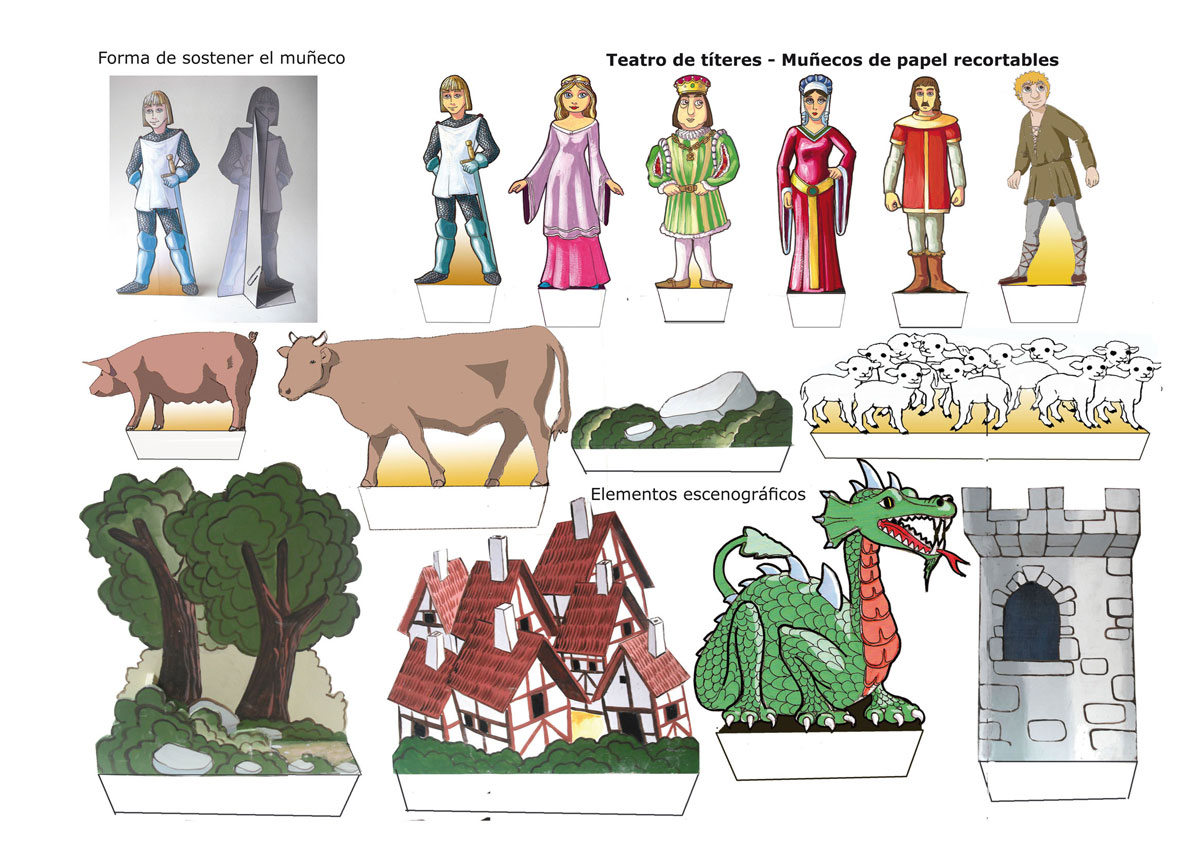 TODORECORTABLES SUEÑOS DE PAPEL: CASTILLOS RECORTABLES