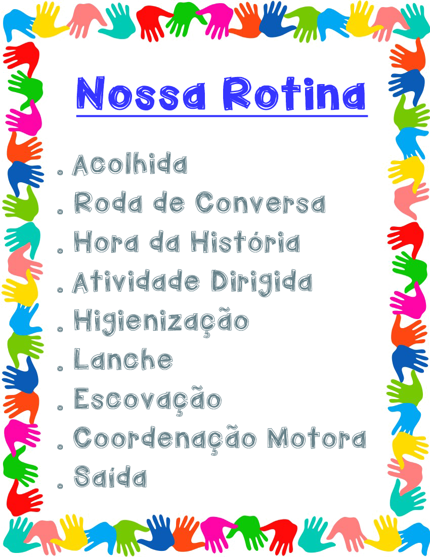 Rotina Maternal 2 Para Imprimir - RETOEDU