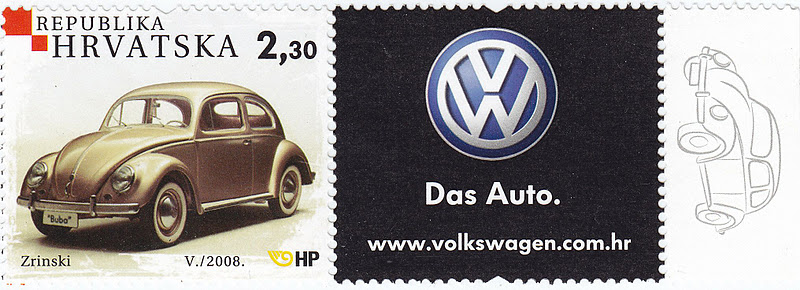 Rainbow_stamps_and_coins: Theme : Volkswagen Beetle - 16