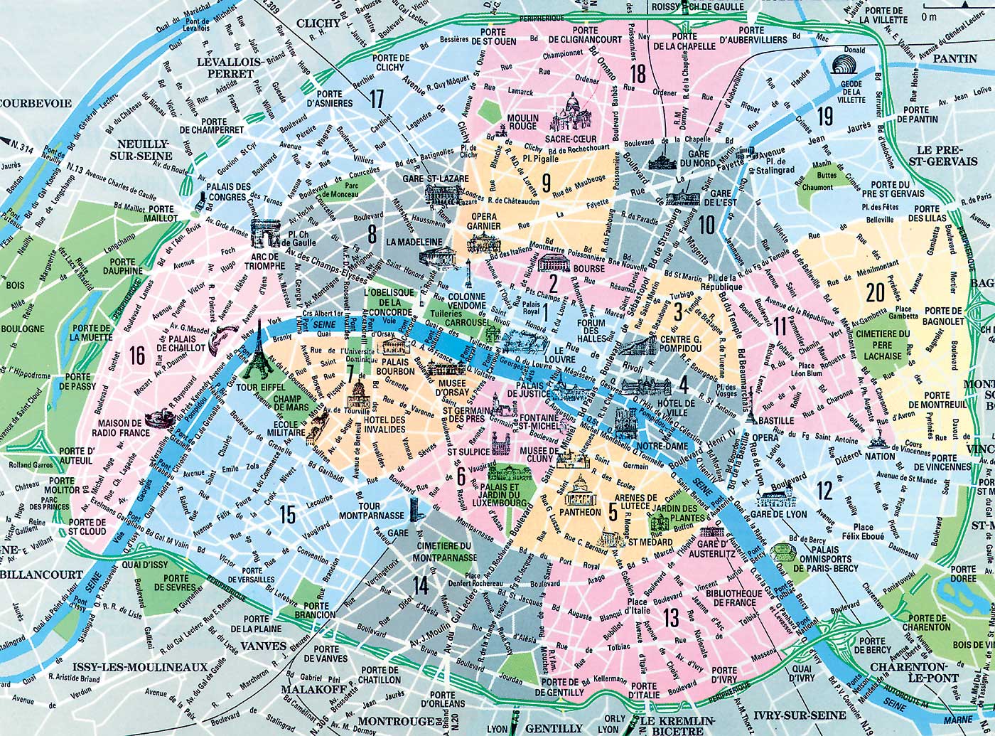 Francés en el Cole: ¿Qué sabemos de... Les arrondissements de Paris?
