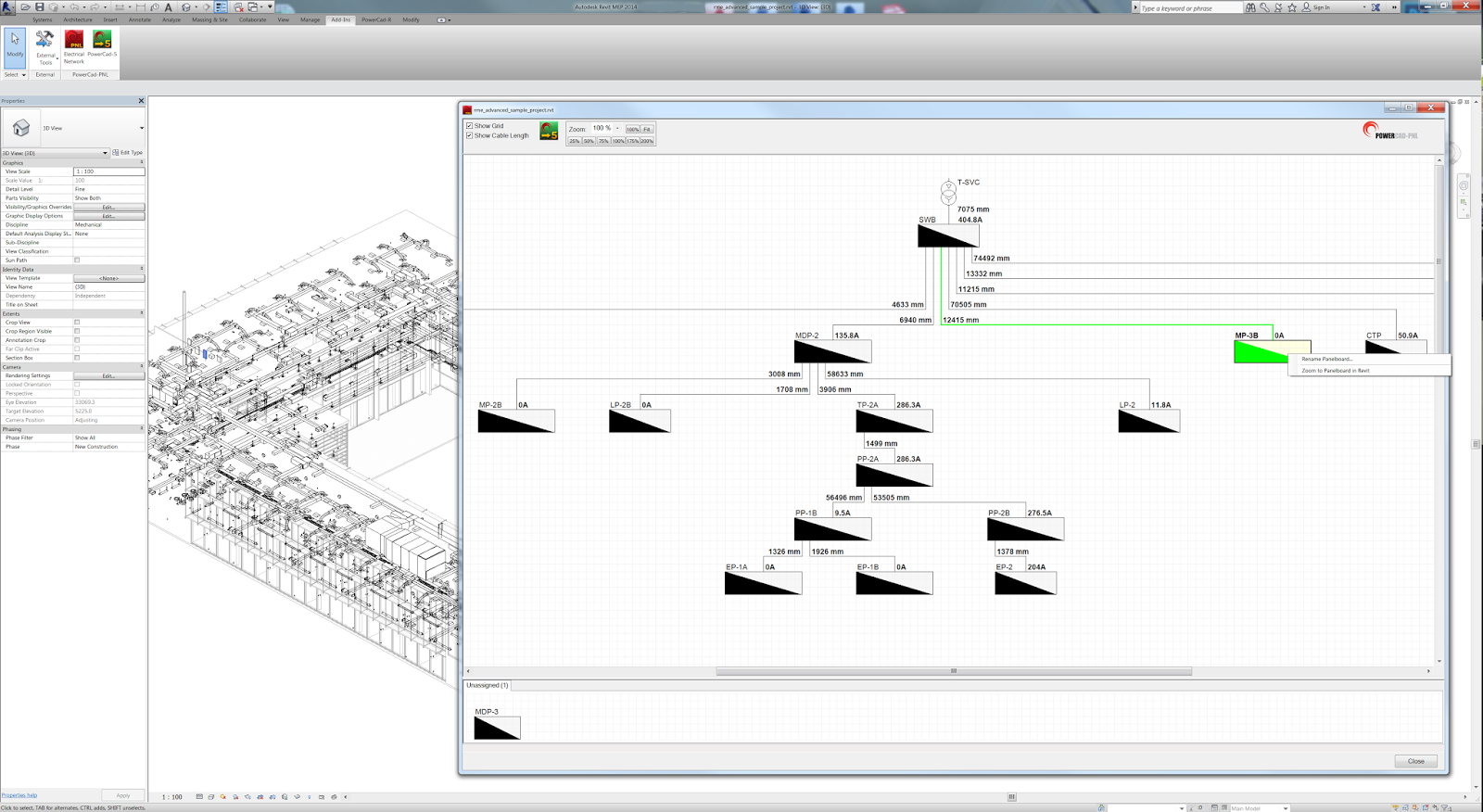 Revit Add-Ons: Free PowerCad-PNL Version 2.5 Released