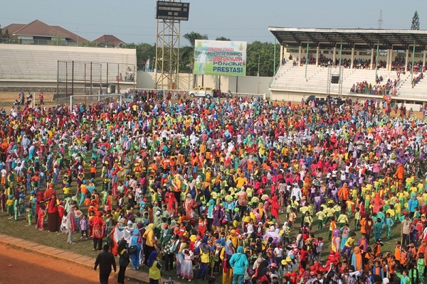 10 Ribu Anak TK-PAUD se-Kabupaten Gladi Resik Jaipongan - Liputan ...