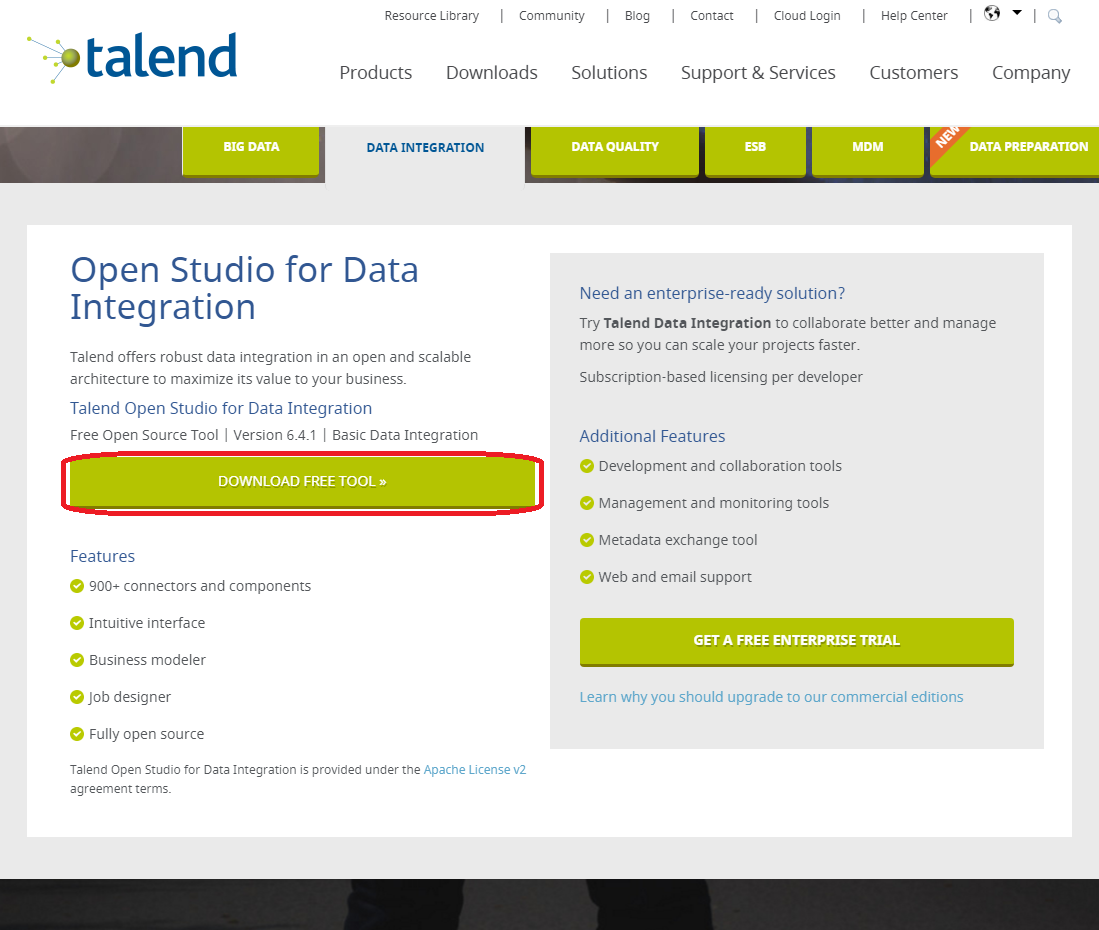 How to install Talend Open Studio for Data Integration (Version 6.4.1 ...