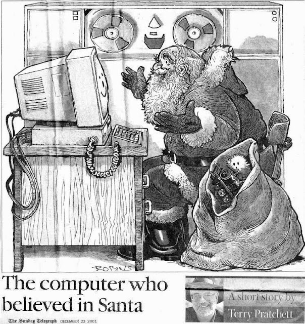 Россыпь слов: The computer who believed in Santa - Terry Pratchett