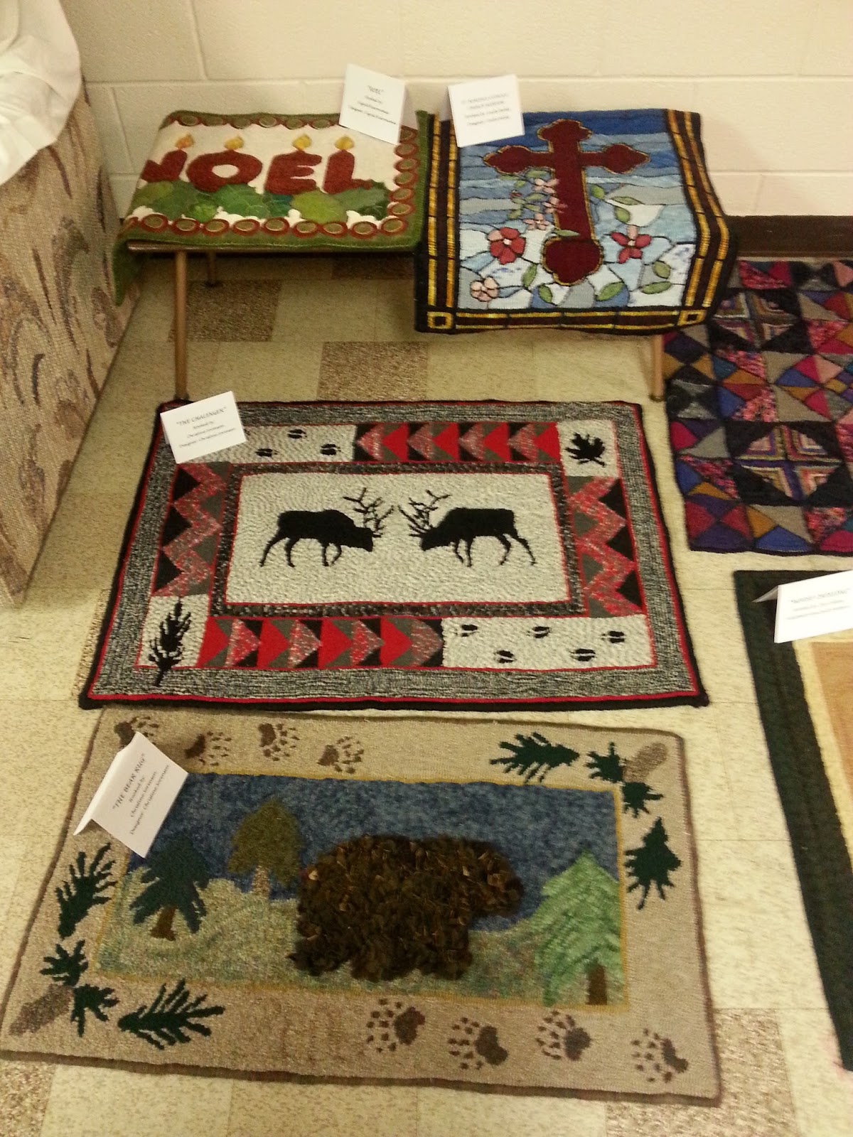 Wild West Rug Hookers: Prairie Rose Rug School Walking on Art
