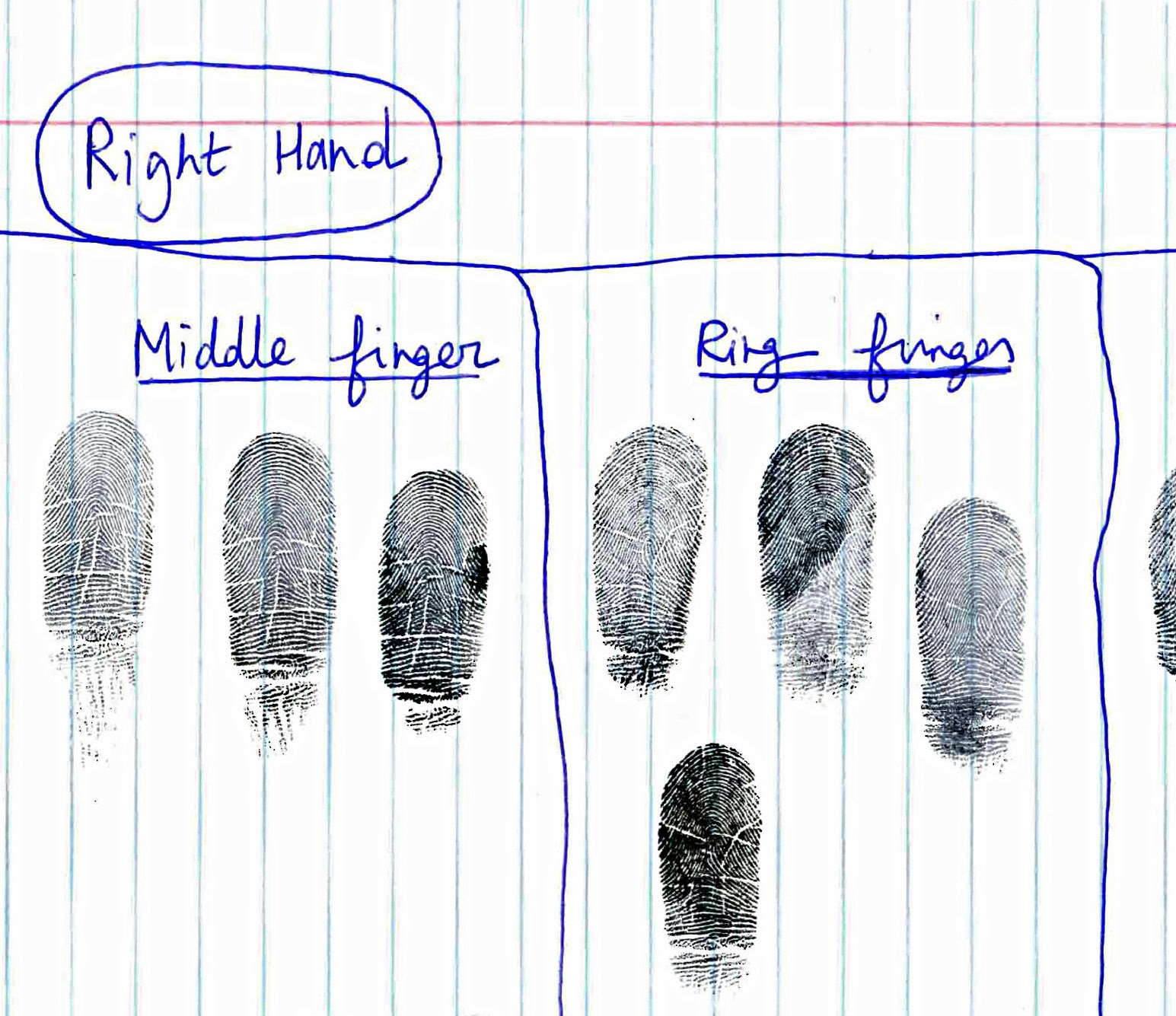 Hand Readings of famous people: Photograph samples