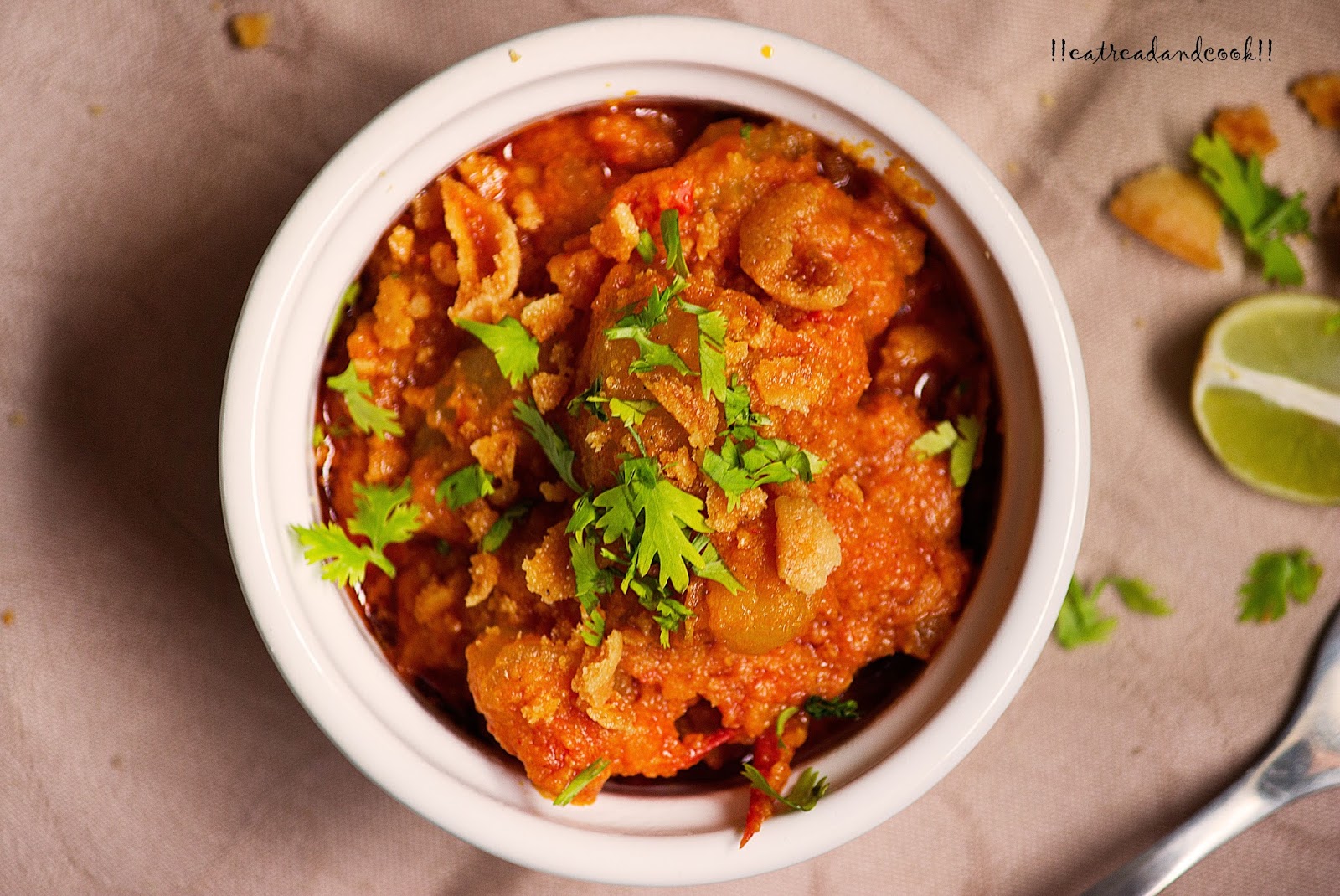 Tomato Posto / Tomatoes in a Poppy Seeds Paste Curry