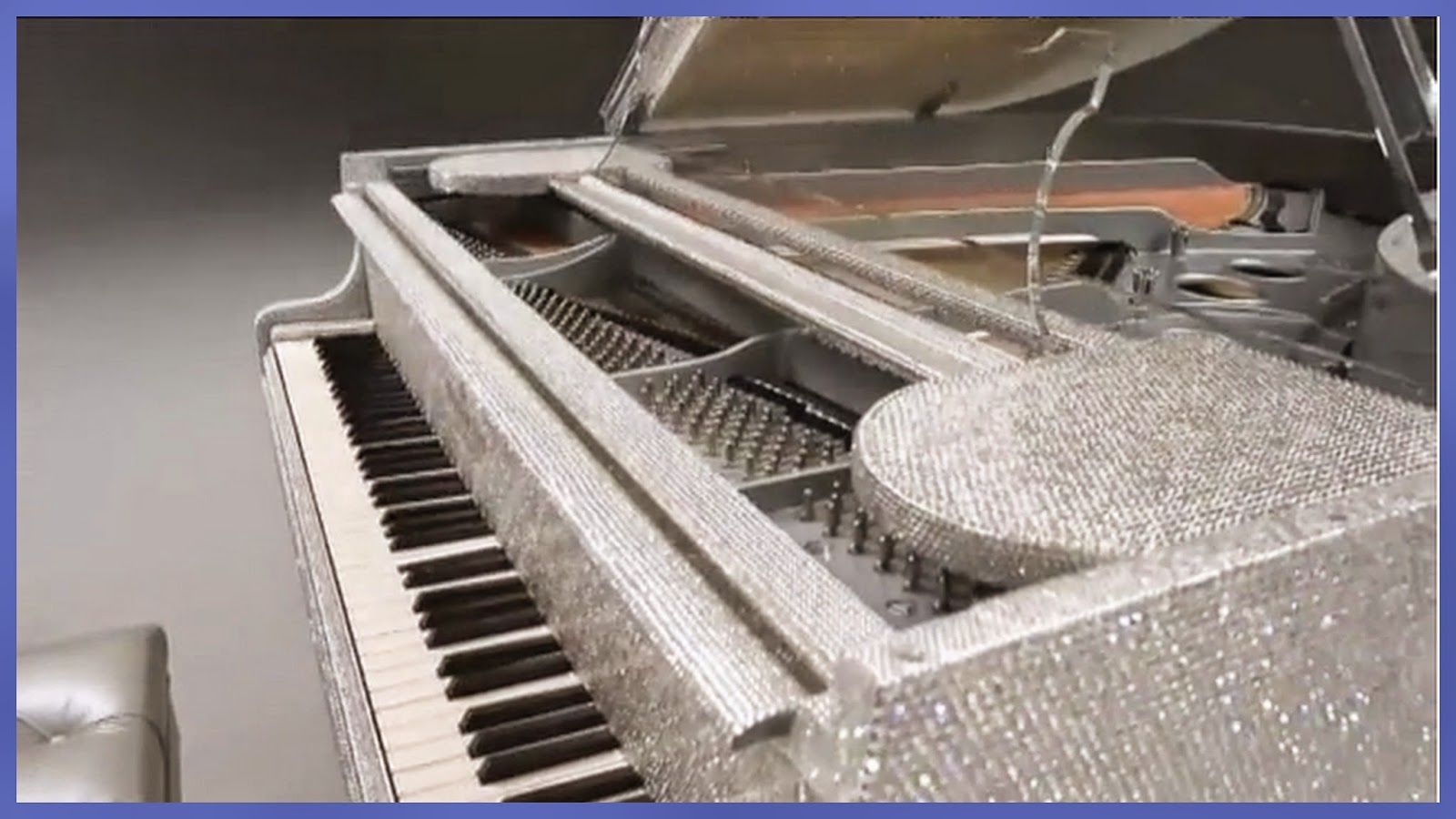 Re -Train Your Brain To Happiness: Crystal-Covered Grand Piano On the ...