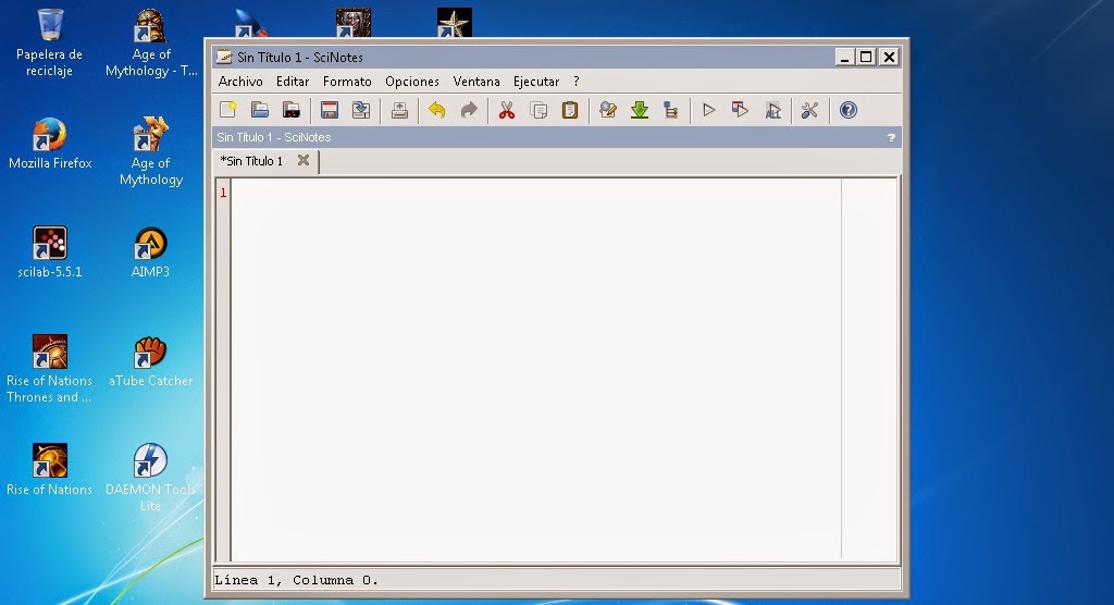 Scilab 2014: Ventanas del Scilab