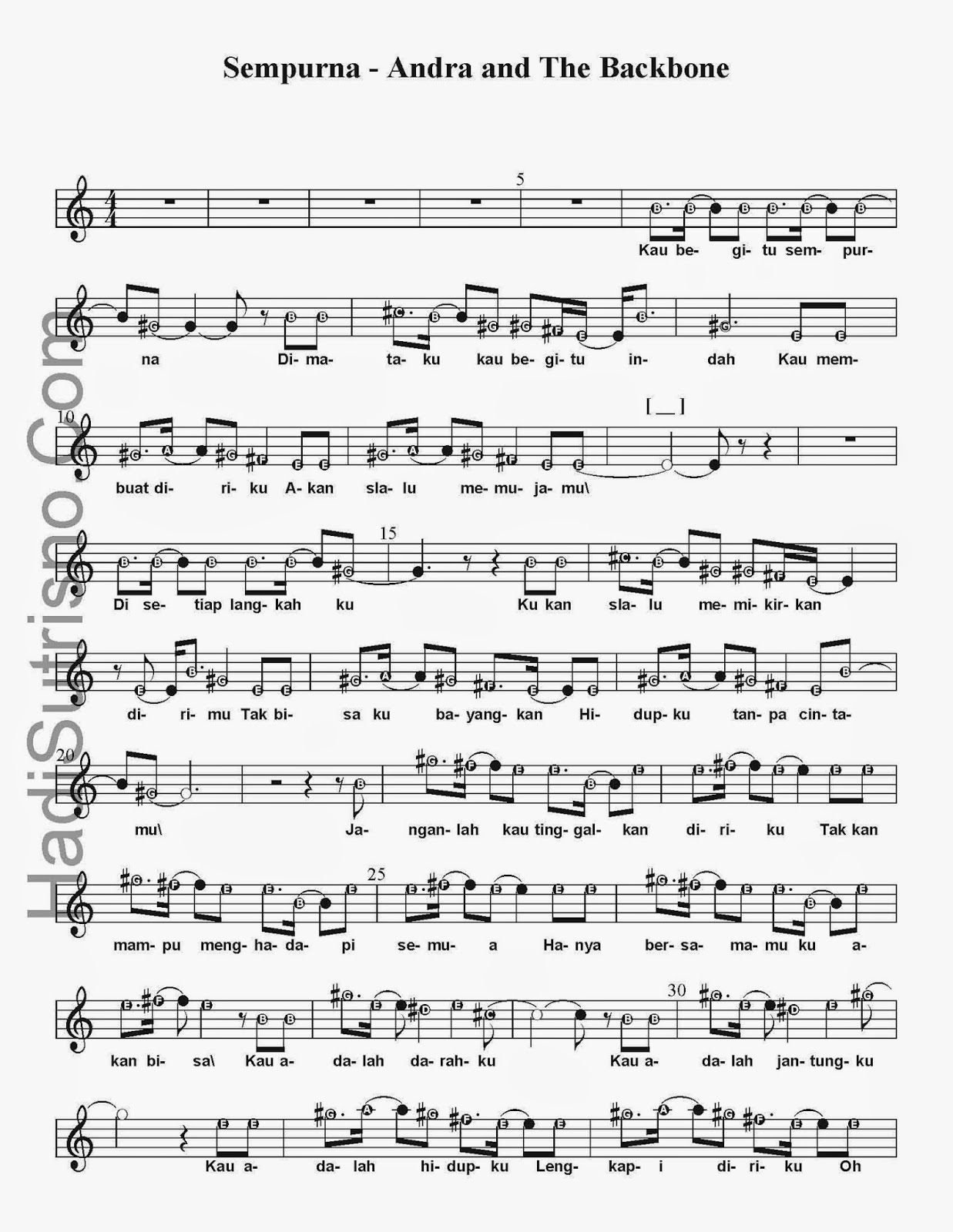 ADI TRISULA BLOG MUSIK: Lagu Padsu