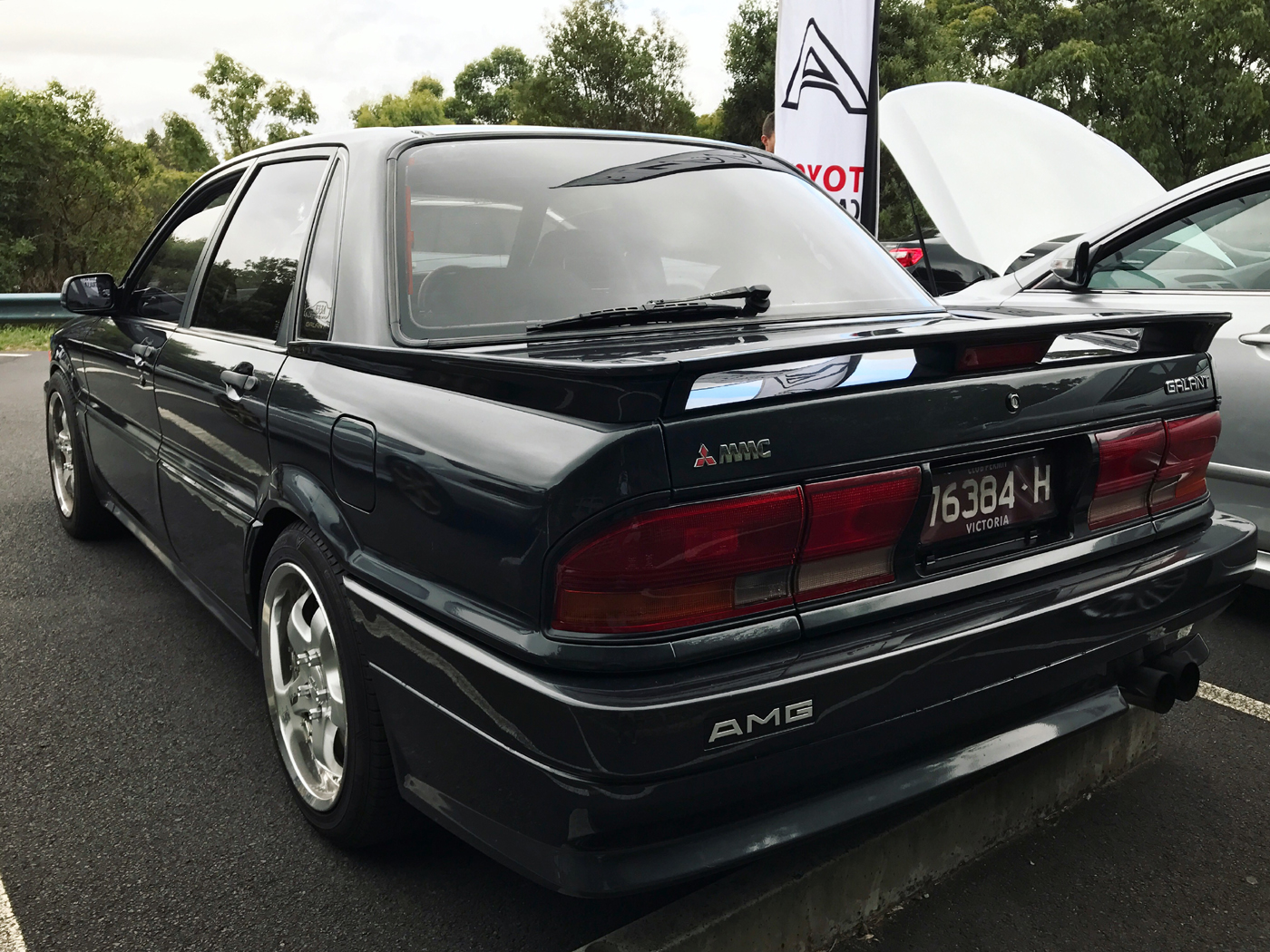 80sHERO: Autobahn Midnight: The 1989- E33A Mitsubishi Galant AMG.