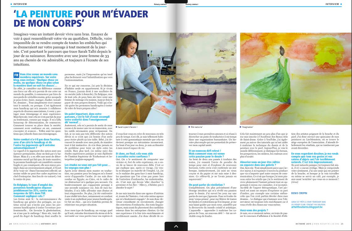 1210 SJTN: Sarah Talbi - Art without Arms