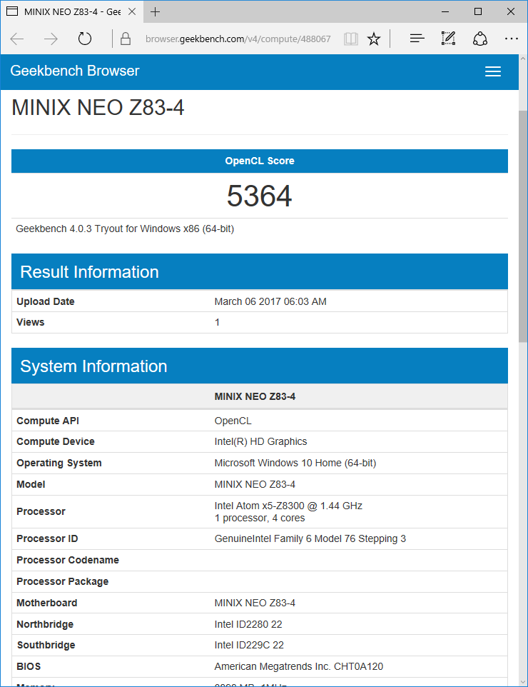 MINIX Z83-4 扇風機なしMini PC Windows 10 OS (64-bit) + HDMI ポート三つ 超高HD画質 ...