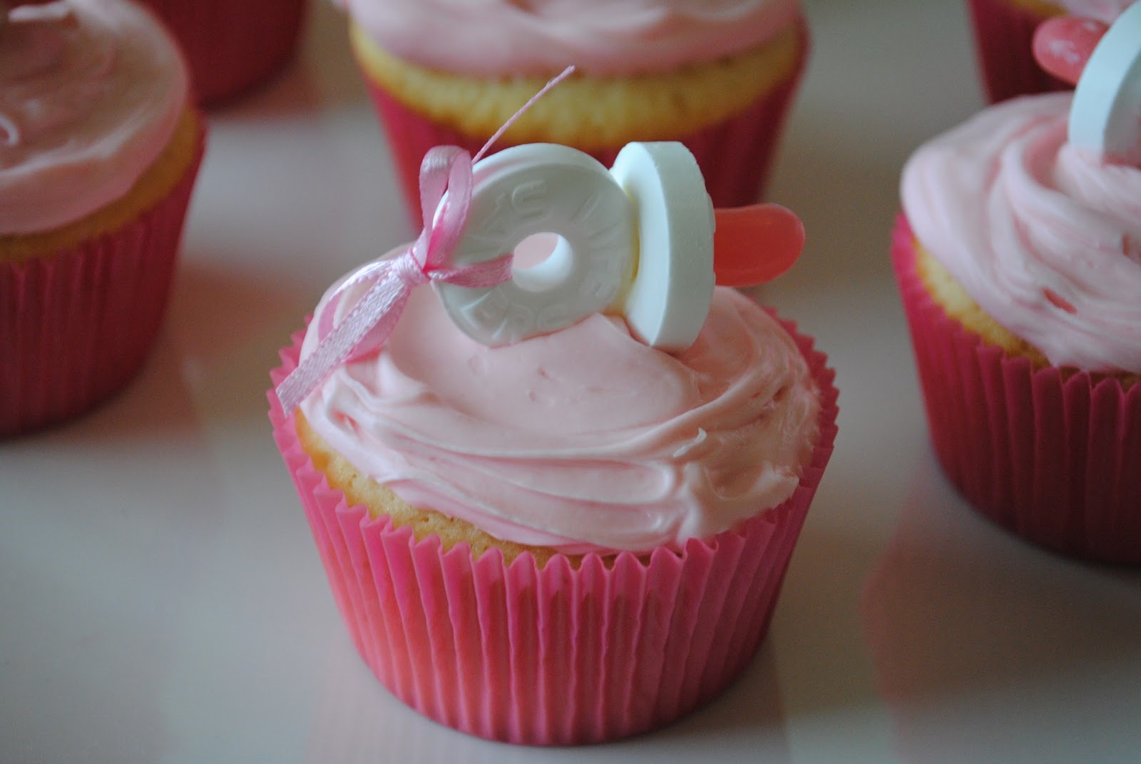 Juli Jacklin's Cupcakes: Little Pink Pacifier Cupcakes
