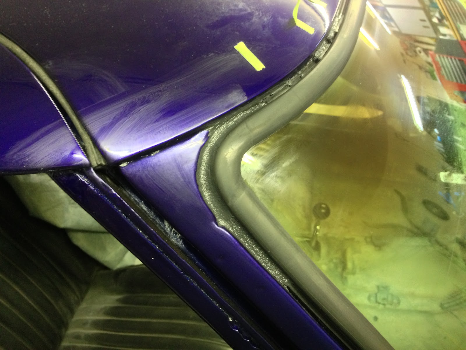 1963 Corvette Sting Ray - Split Window Coupe - Restoration: Windshield ...