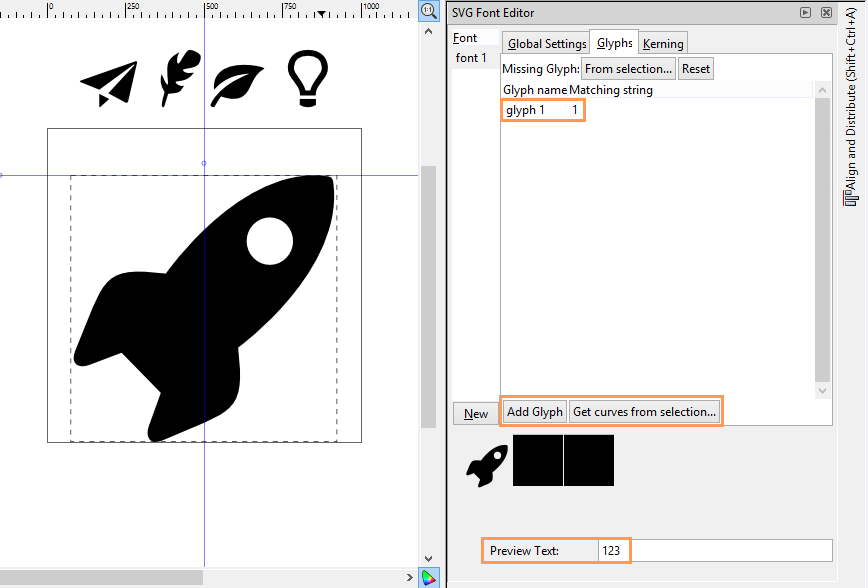 Learn to Draw 2D Art: Creating symbol font in Inkscape
