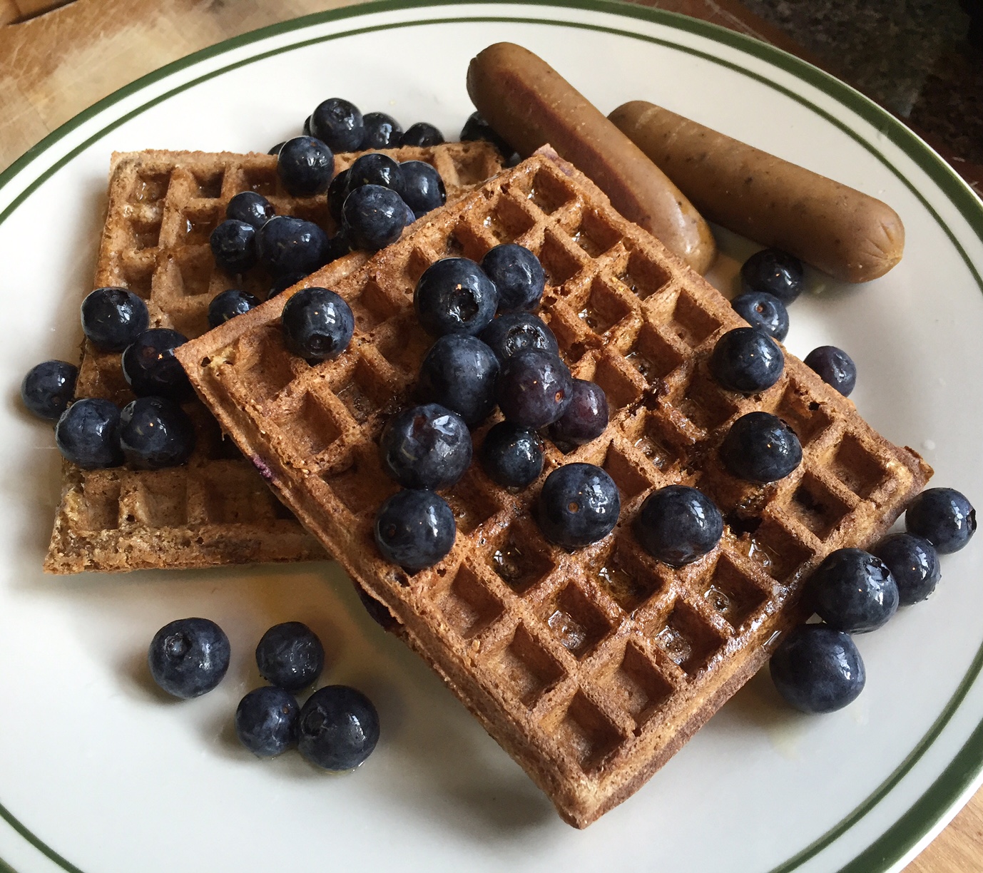 Vegan Crunk: Sprouted Grain Waffles! And Flax English Muffins!