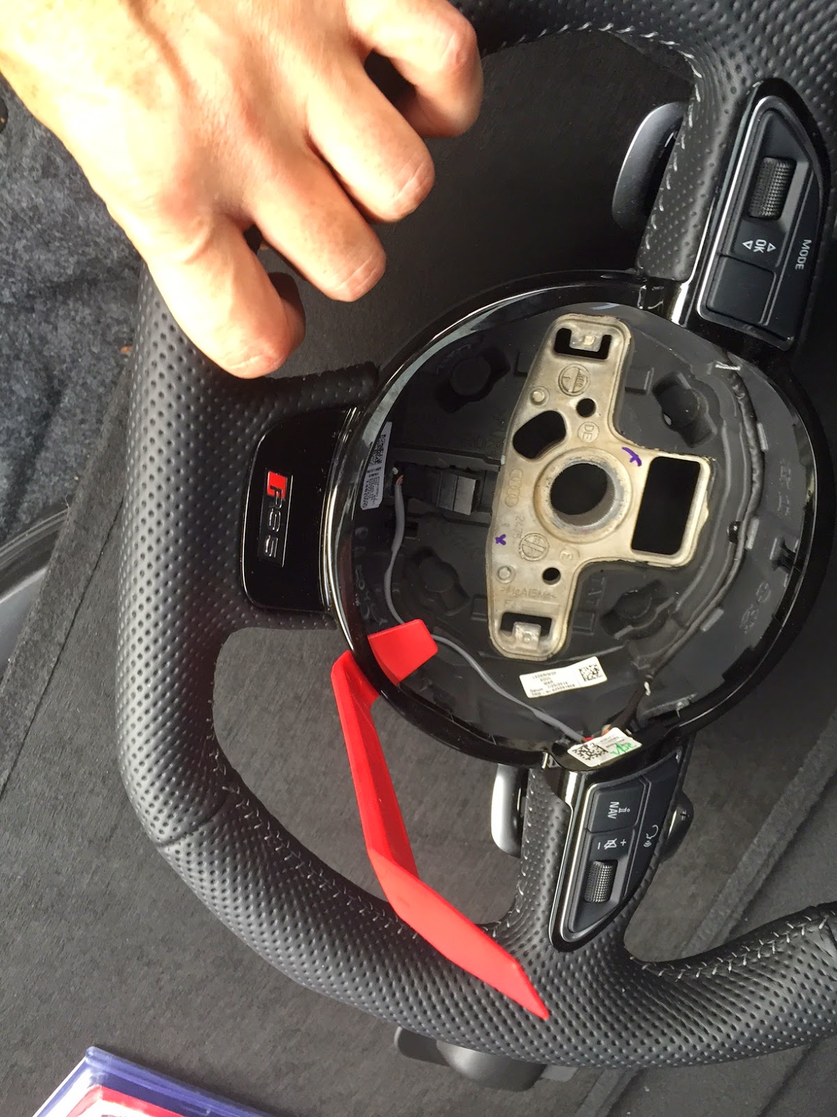 Steering wheel swap instructions 2010 onwards