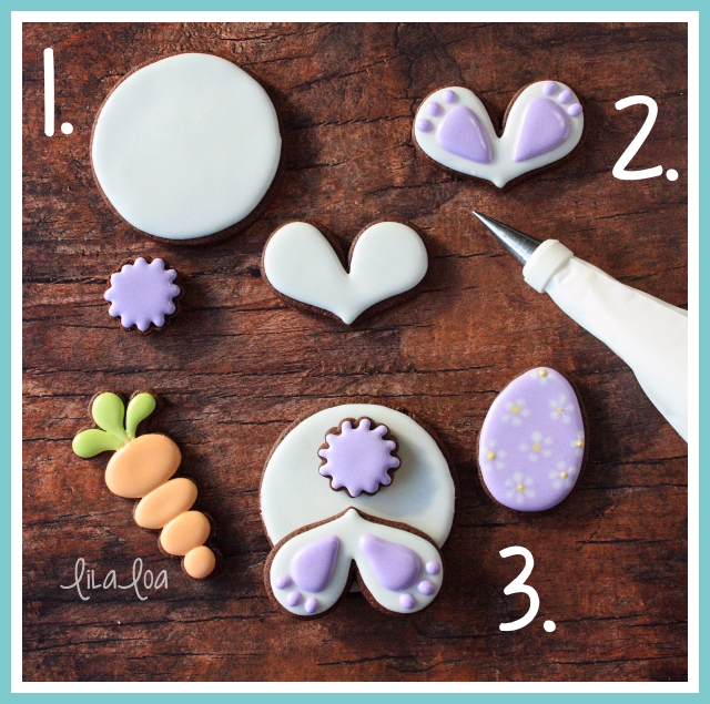 How To Make Decorated Bunny Bum Sugar Cookies