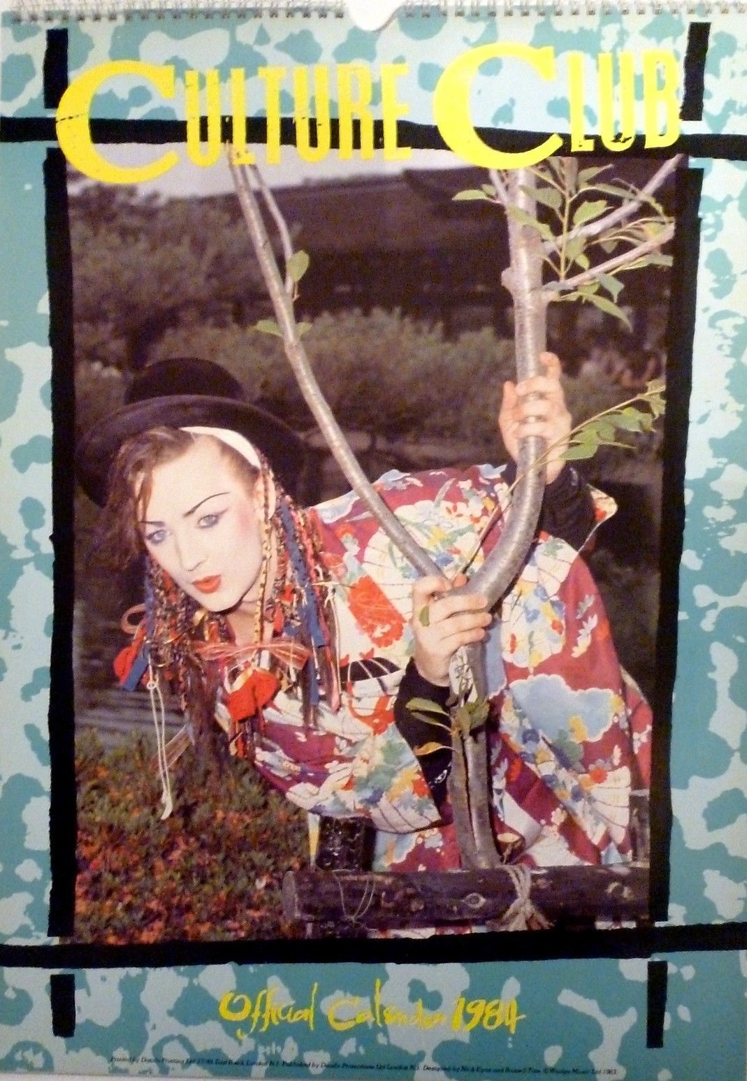 Top Of The Pop Culture 80s: Culture Club Calendar 1984