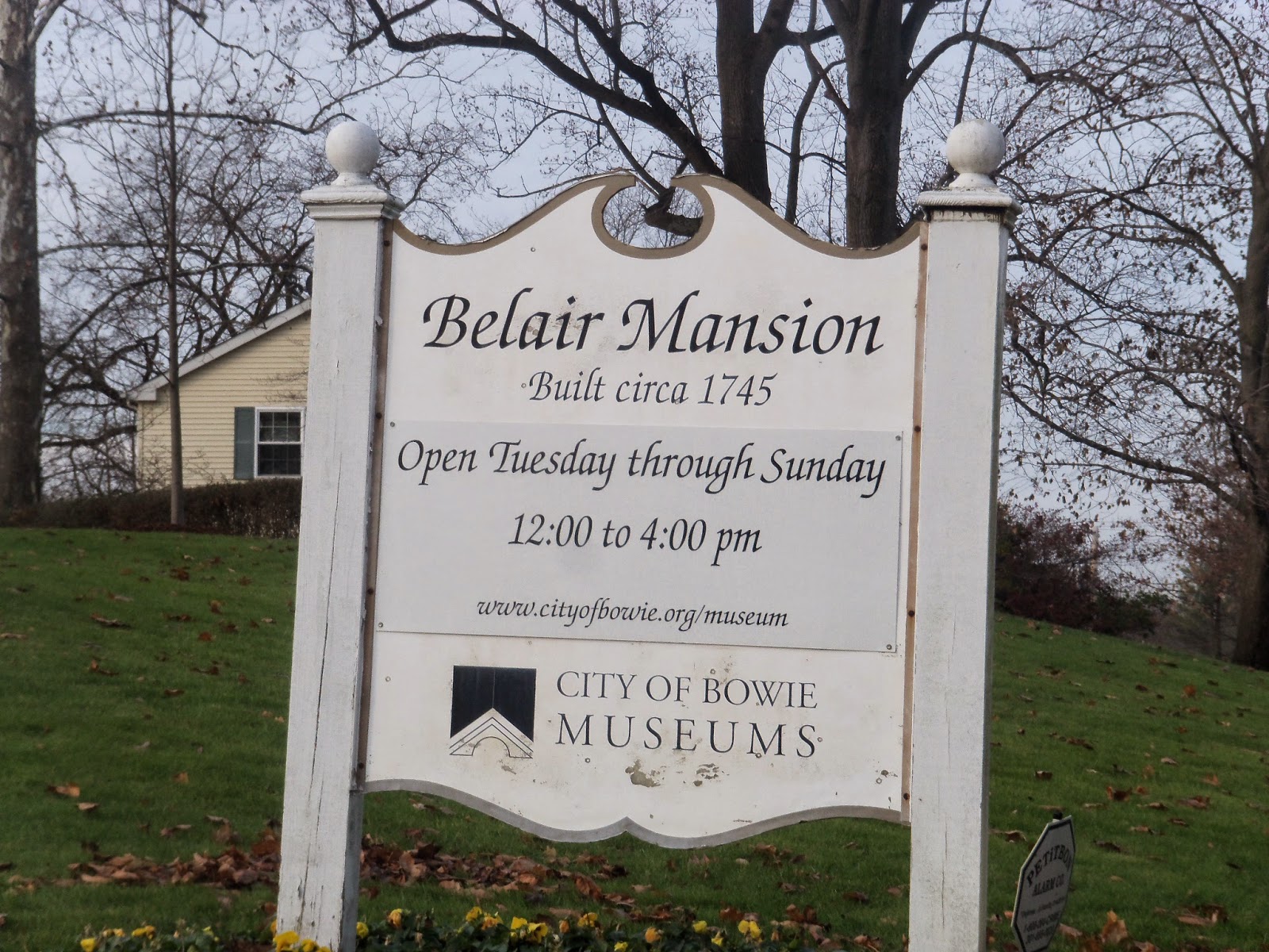 Bowie Tree Lighting Ceremony at Belair Mansion, Bowie