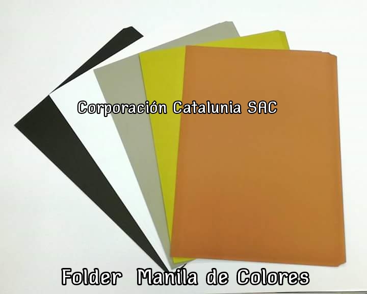 Folder Manila de Colores por mayor
