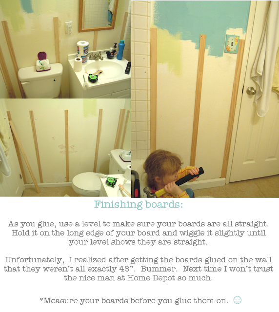 Bathroom Redo ~ Board and Batten - Naturally Creative Mama