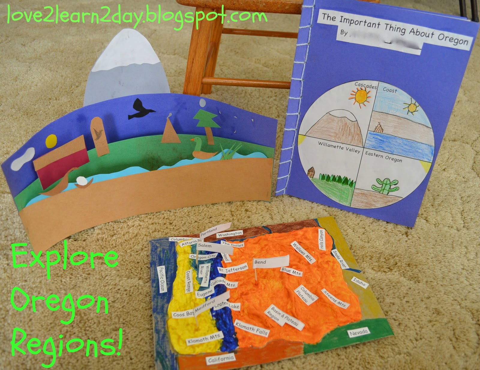 love2learn2day: Explore Oregon Regions!