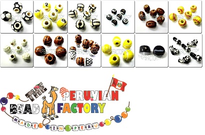 Peru Ceramic Beads, Ceramic Animal Beads, Peruvian Animal Beads
