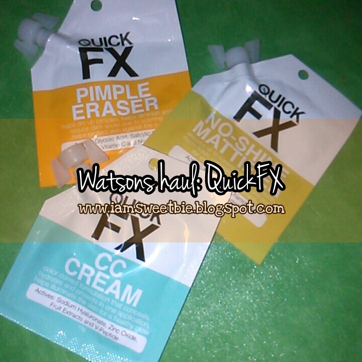 Watsons Haul: QuickFX Beauty Essentials