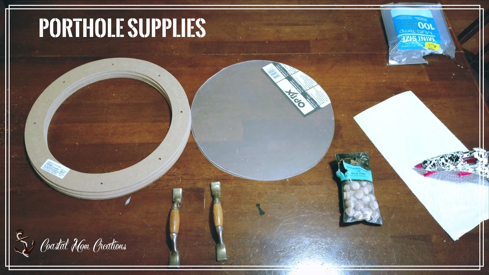 Coastal Mom Creations: DIY 3D Portholes