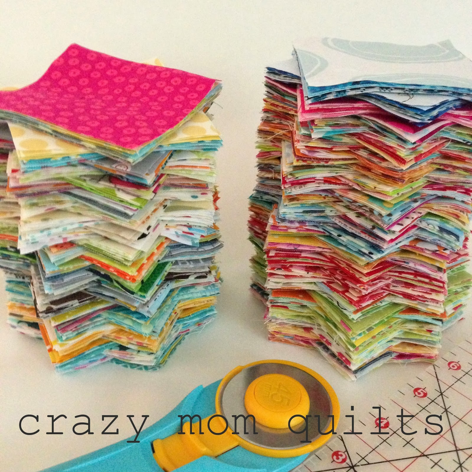 crazy mom quilts: one way to randomize patchwork