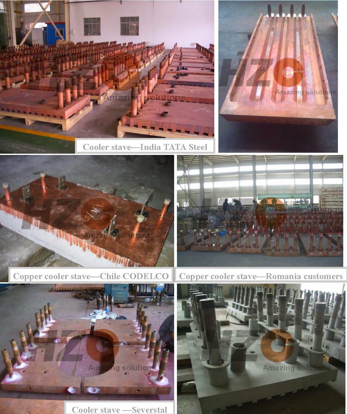 Luoyang Hengzheng Copper Industry Co.,Ltd: Copper cooler stave for ...