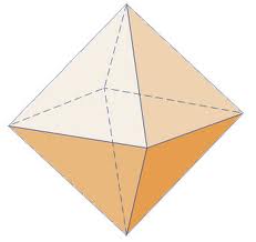 Matemáticas fáciles: Octaedro a mano alzada y construcción