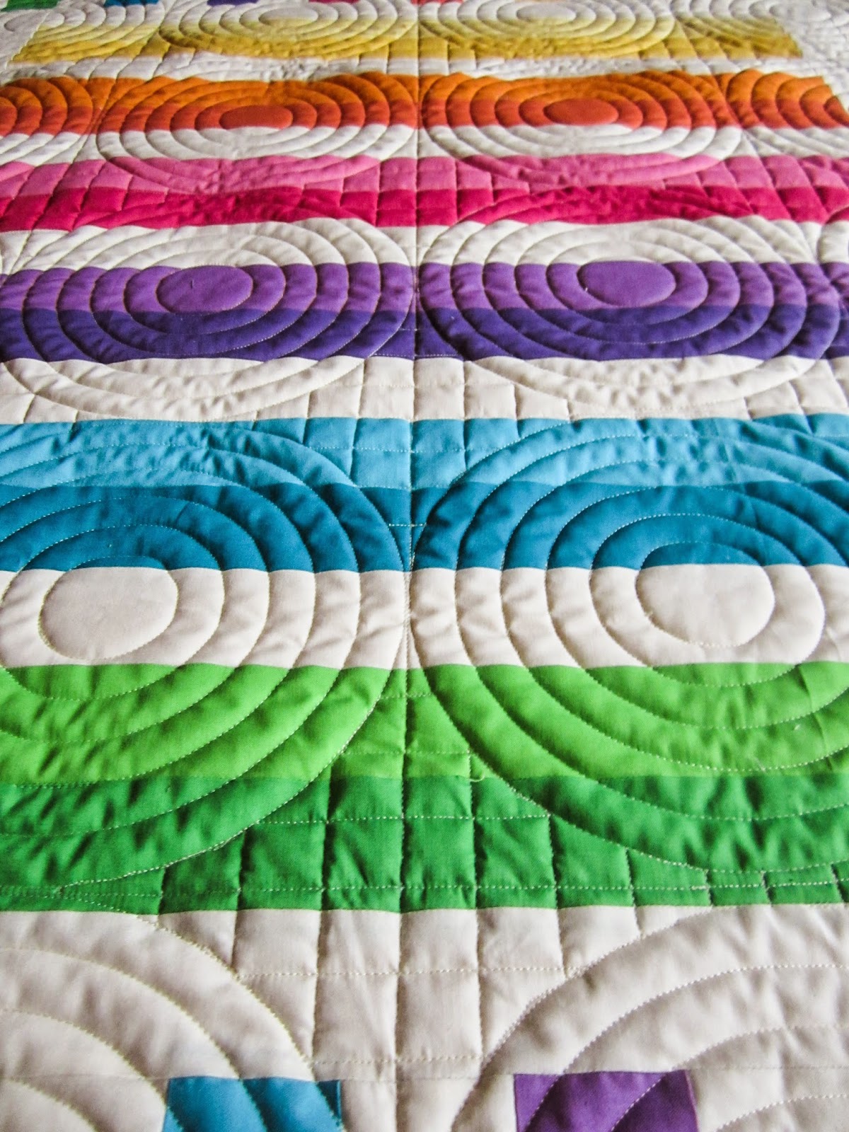 Sue Daurio's Quilting : Round and Round