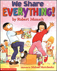 We Share Everything! - a great book for back to school - rubber boots ...