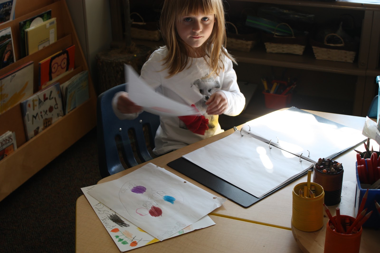 Mrs. Atkin's Kindergarten: Portfolios- Preparing for Student-Led ...