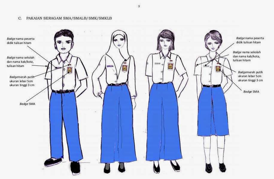 BK-SMA Negeri 5 Semarang: Seragam SMA