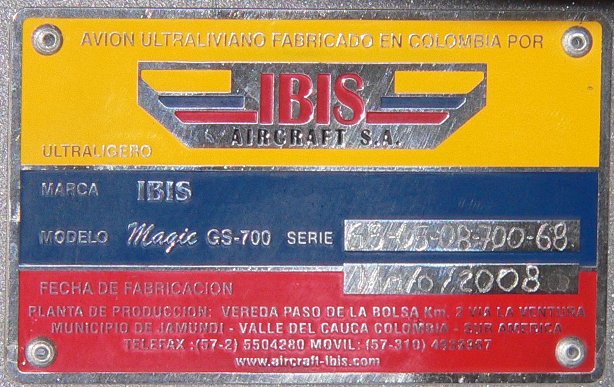 NZ Civil Aircraft: Ibis Magic GS-700 ZK-PLC