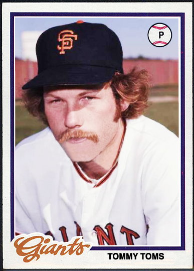 WHEN TOPPS HAD (BASE)BALLS!: NOT REALLY MISSING IN ACTION- 1978 TOMMY TOMS