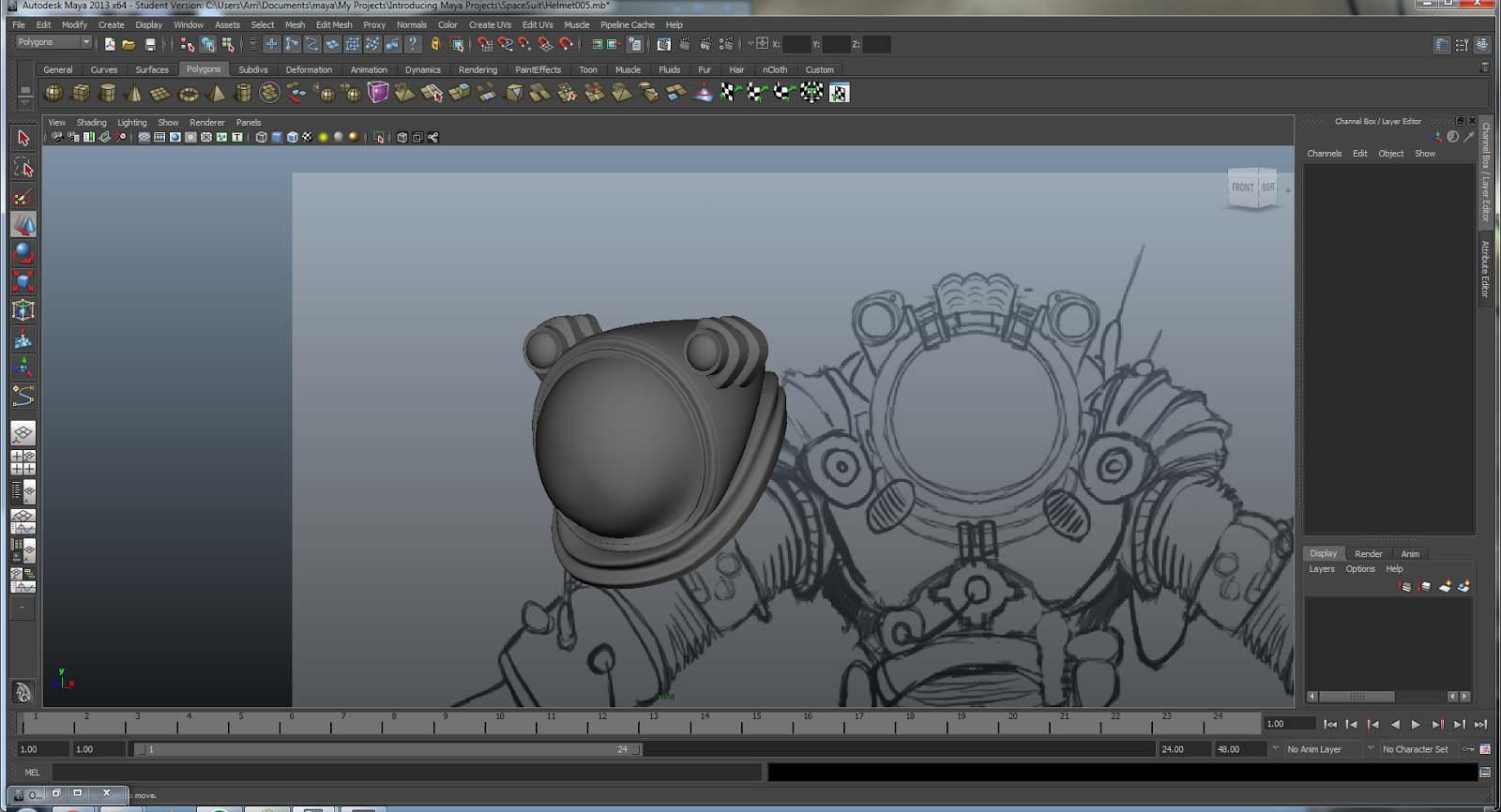 Leaving Flatland: Mastering Autodesk Maya 2013: Modeling I - Modeling ...