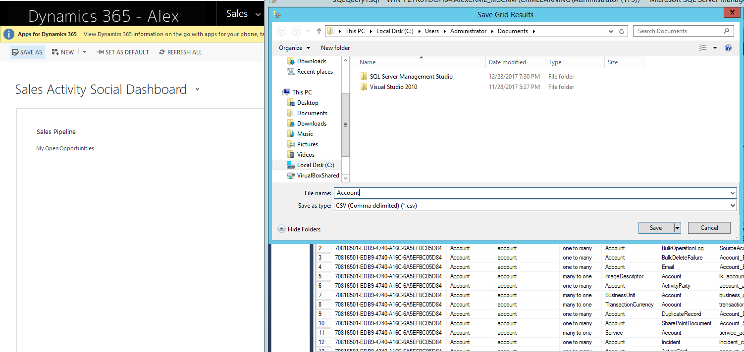 Dynamics 365 Crm Dynamics 365 Get Entity Relationship Using Sql Query