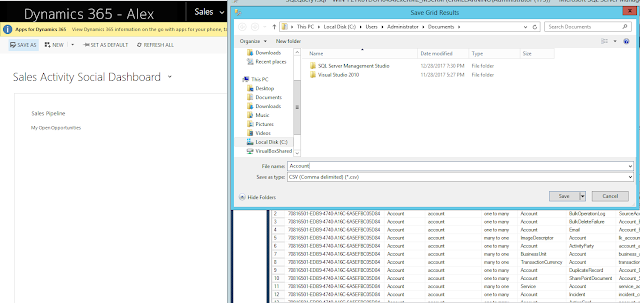Dynamics 365 - CRM: Dynamics 365 : Get Entity Relationship using SQL Query