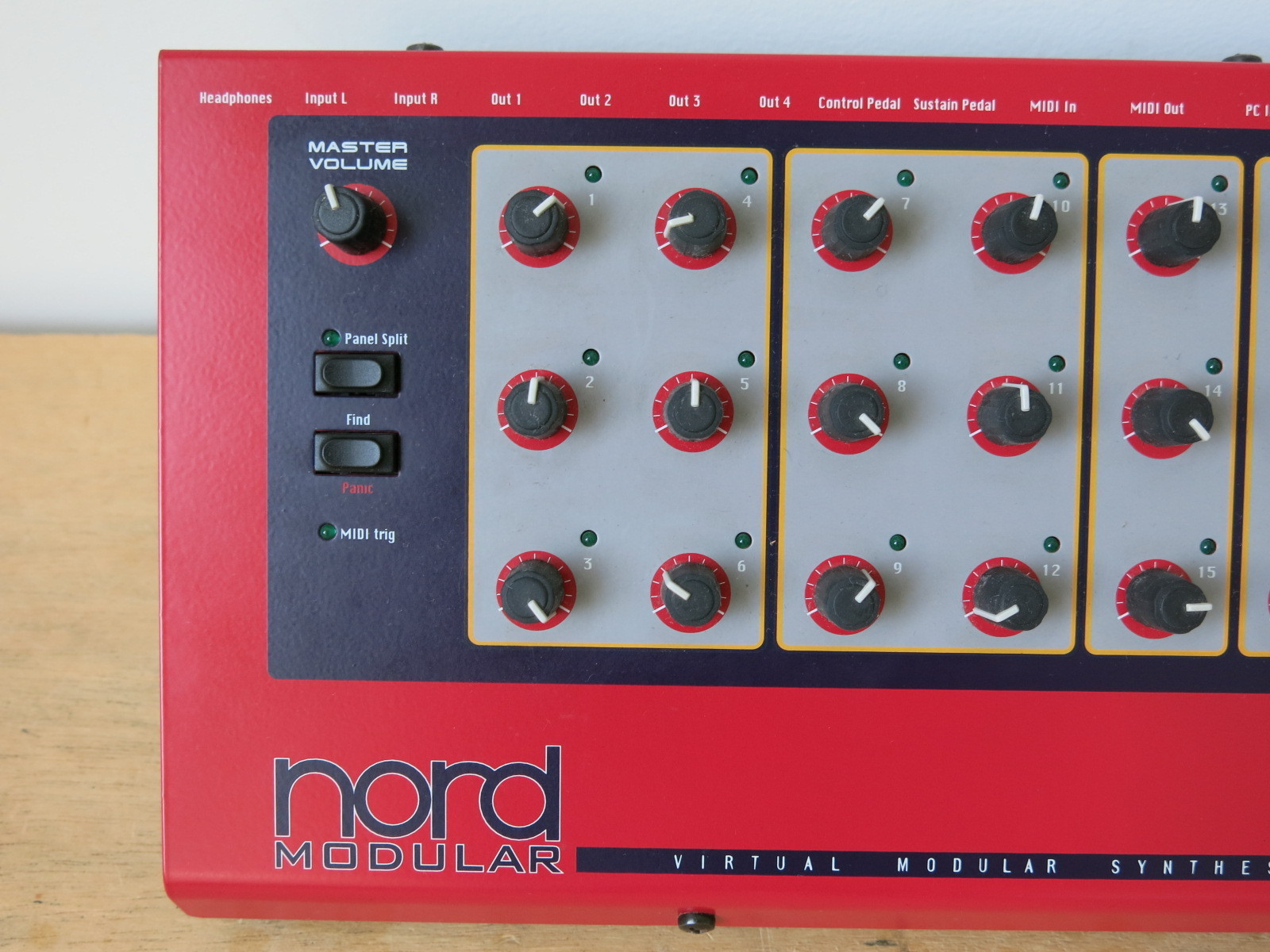 MATRIXSYNTH: Clavia Nord Modular G1 Rack SN 99010936
