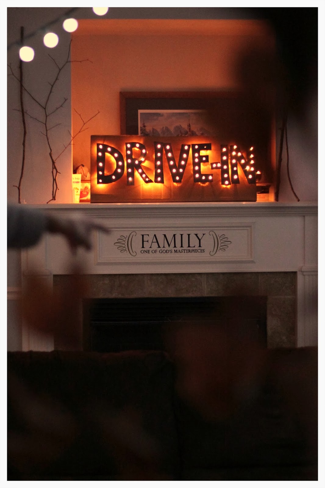 the Britt Diaries: Create it- Indoor Drive-In Movie Night