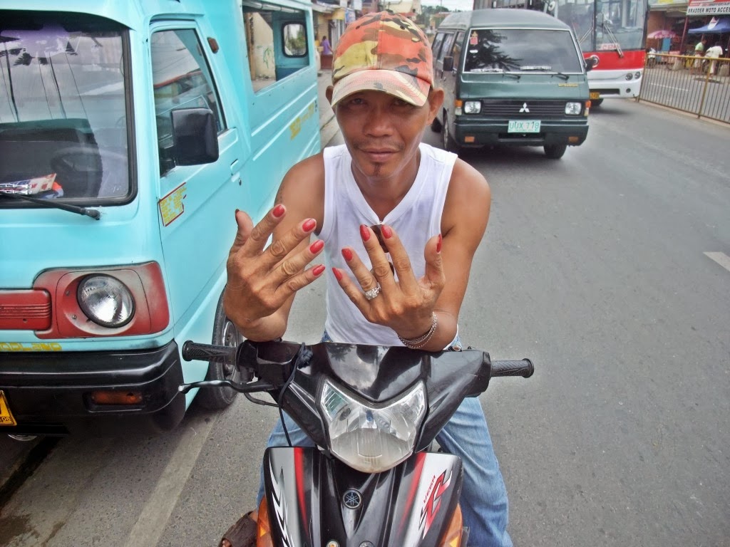 Habal-habal Driver With A Lovely Nail Polish