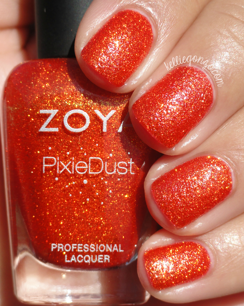 KellieGonzo: Zoya PixieDust Fall 2013 Collection Swatches & Review
